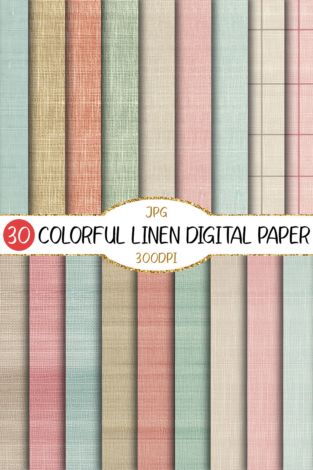 Seamless thin linen texture Digital Paper| Background