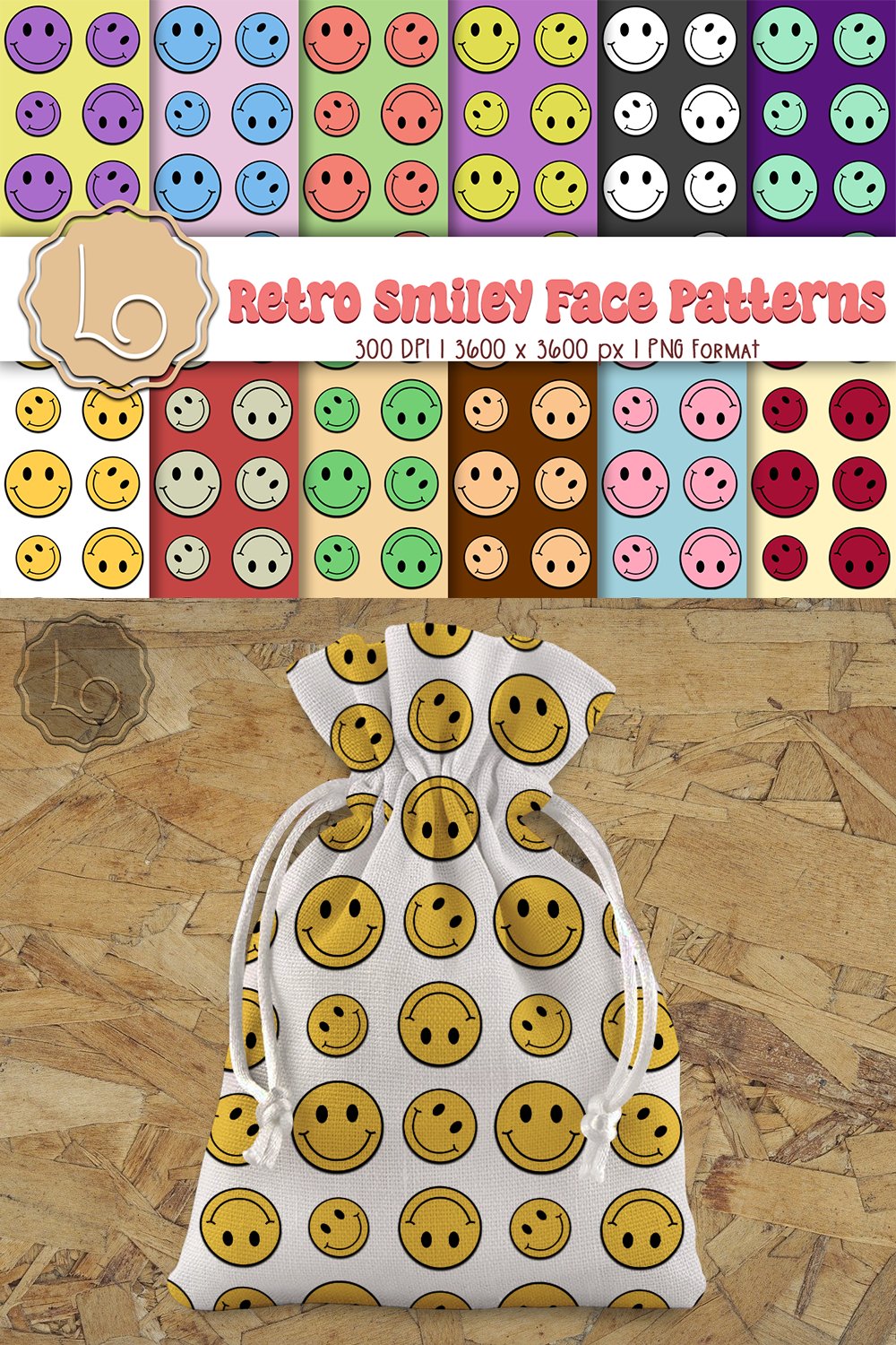 Retro Smiley Face Patterns