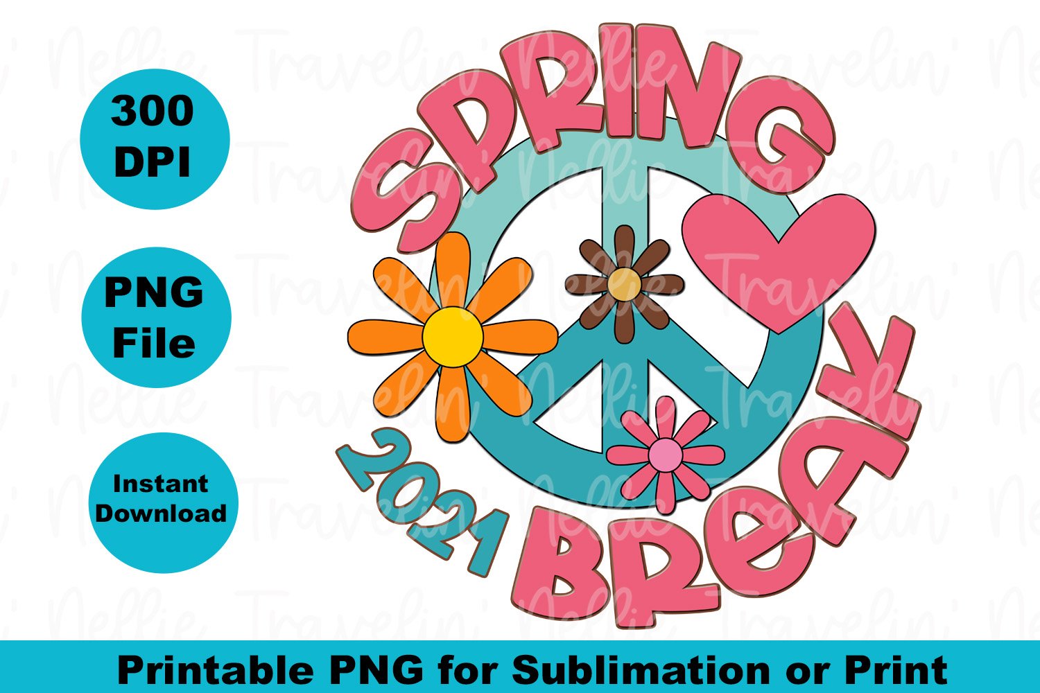 Spring Break 2021| Sublimation Transfer Image (1248892)