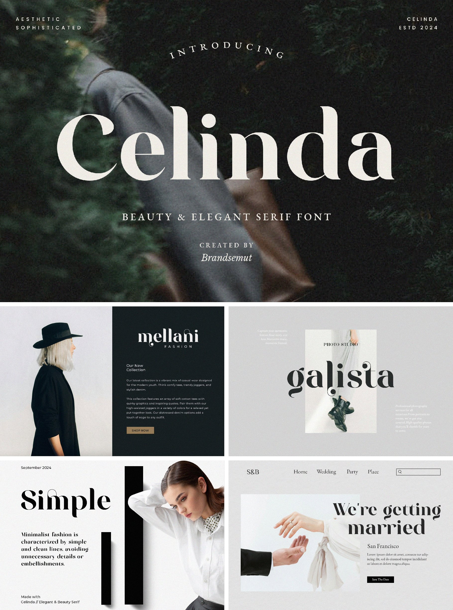 Celinda - Beauty & Elegant Serif Font