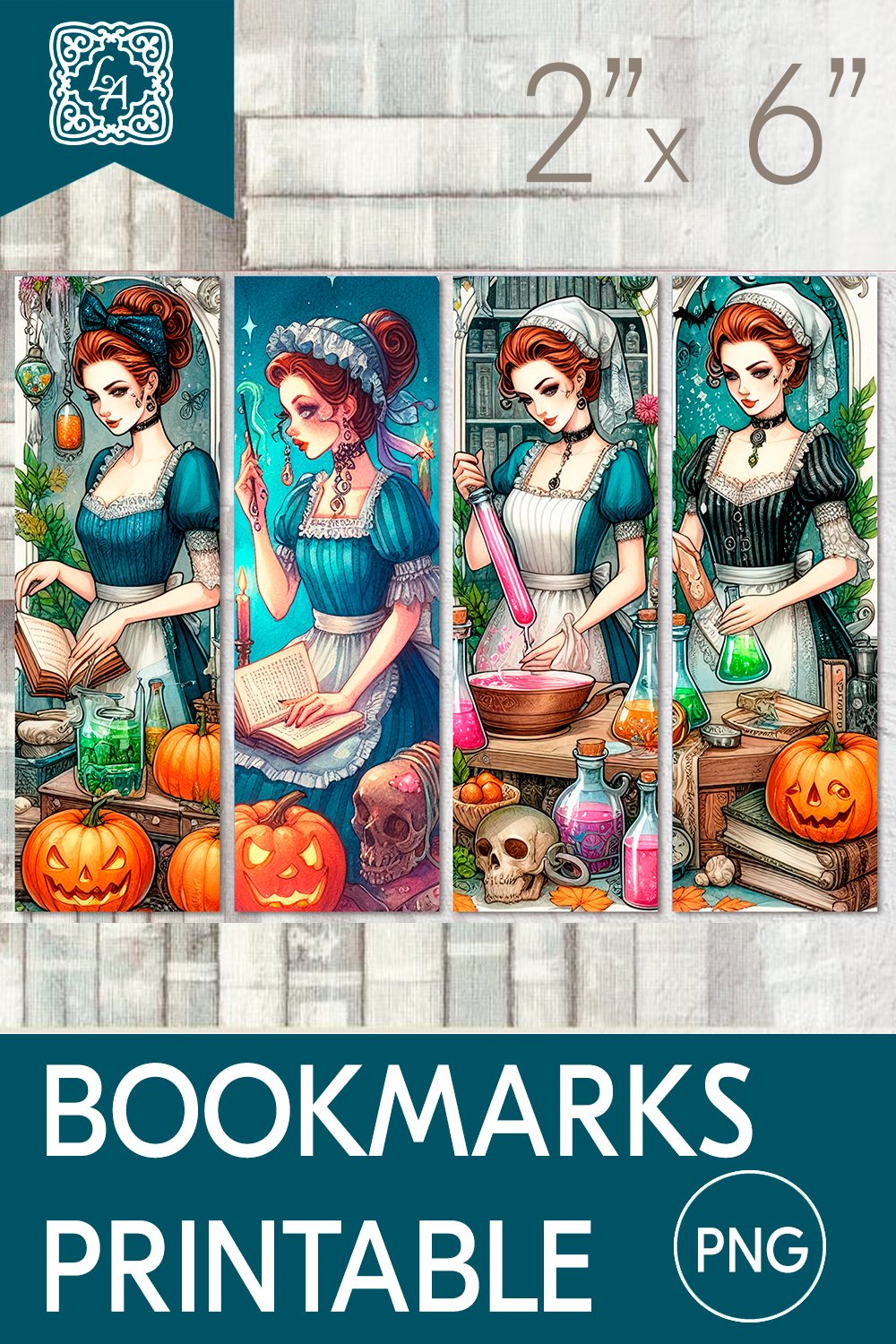 Halloween Witch Printable Bookmark