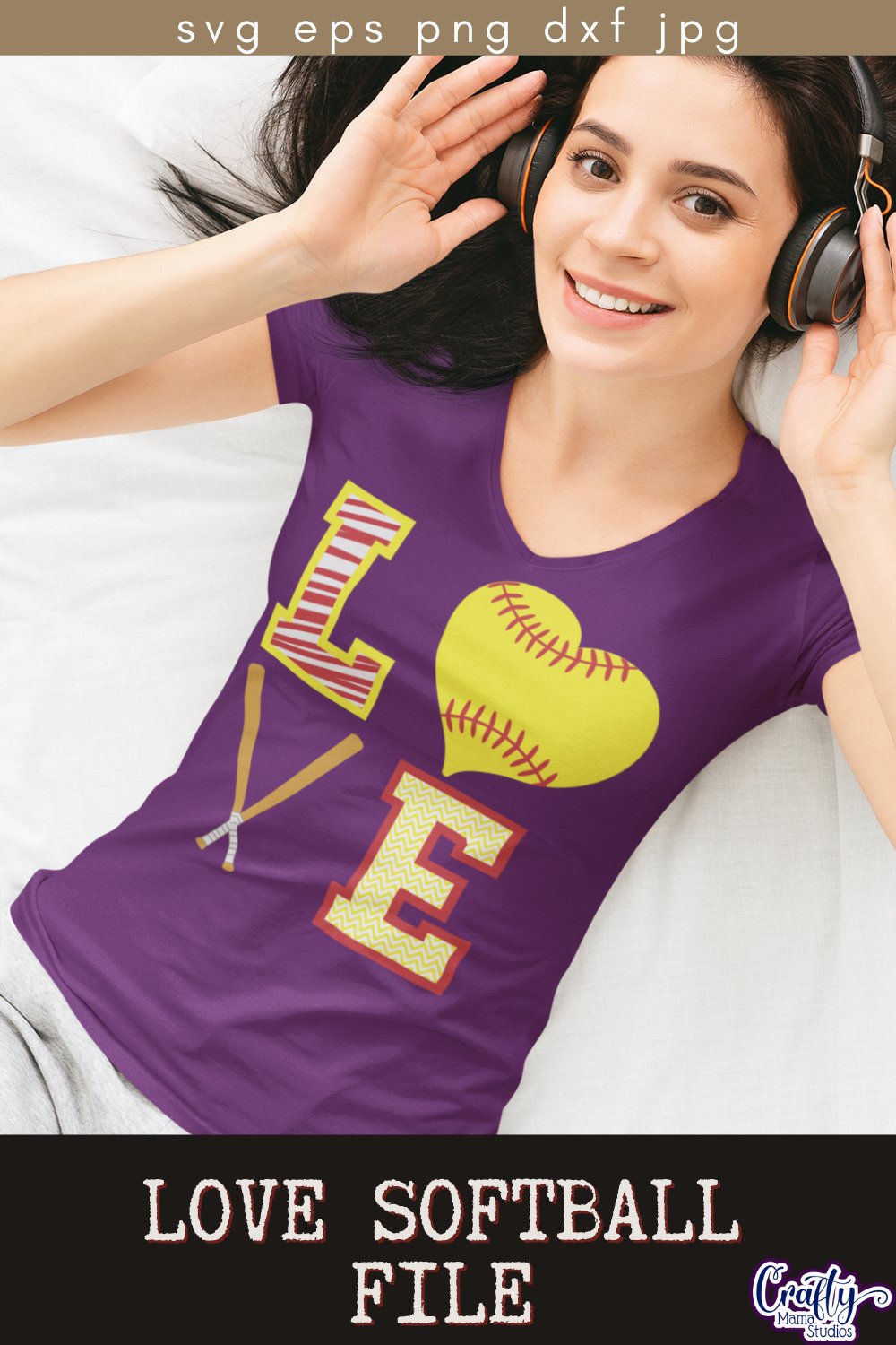 Love Softball | Sports Svg Design Cut File