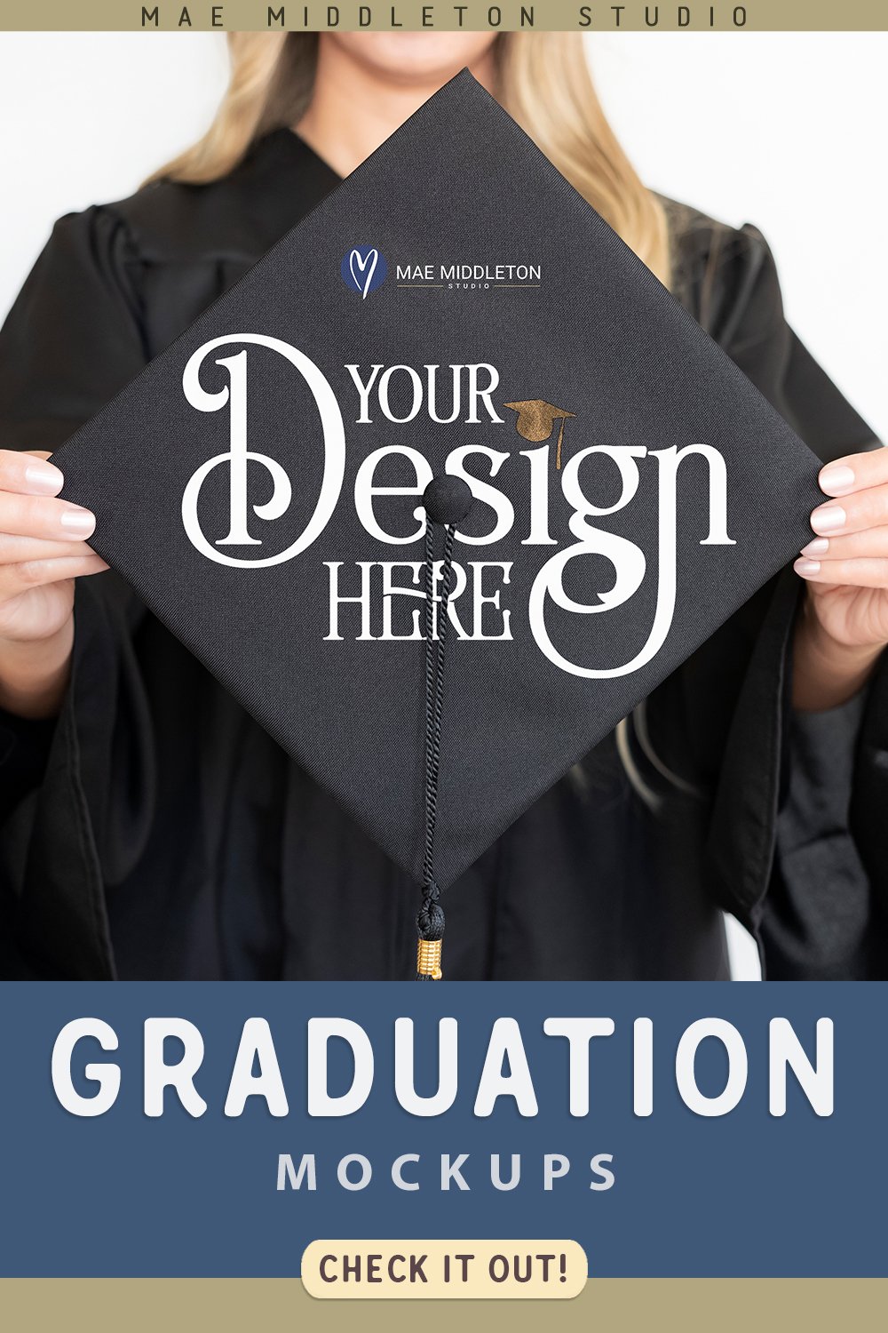 Graduation Cap Mockup | Psd, Png, Jpg