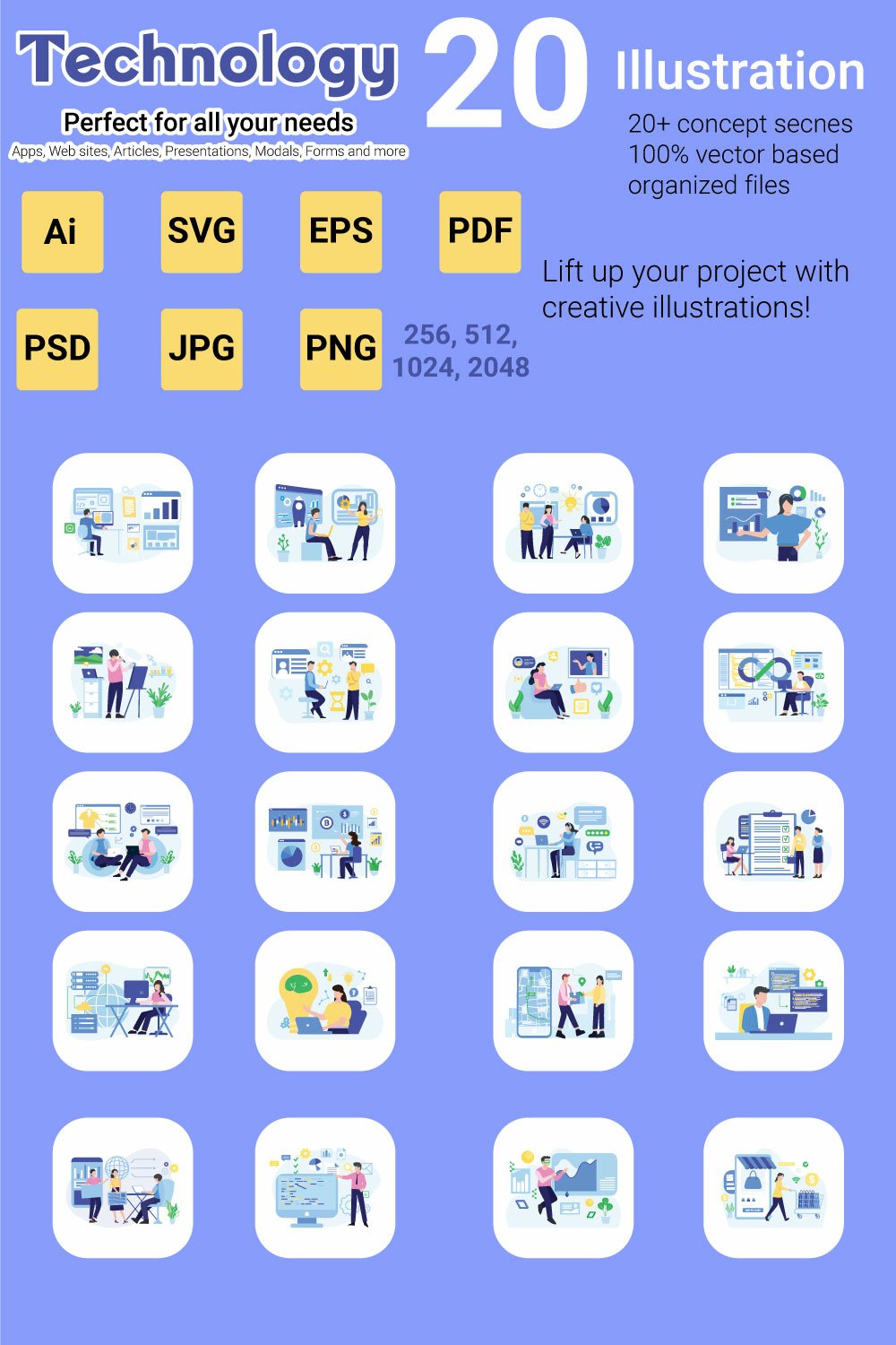 Business Technology Illustrations