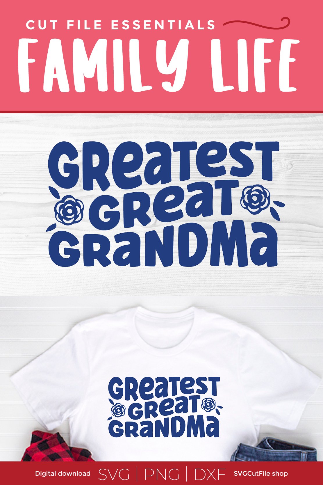 Great Grandma SVG - Personalized Gifts for Great Grandmas