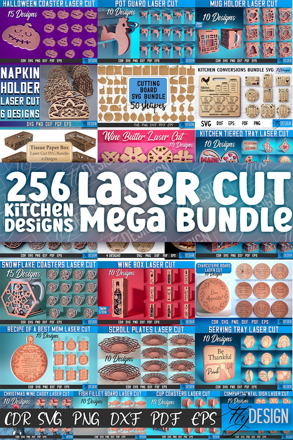 Kitchen Laser Cut Mega Bundle SVG|Kitchen Laser (2826868)