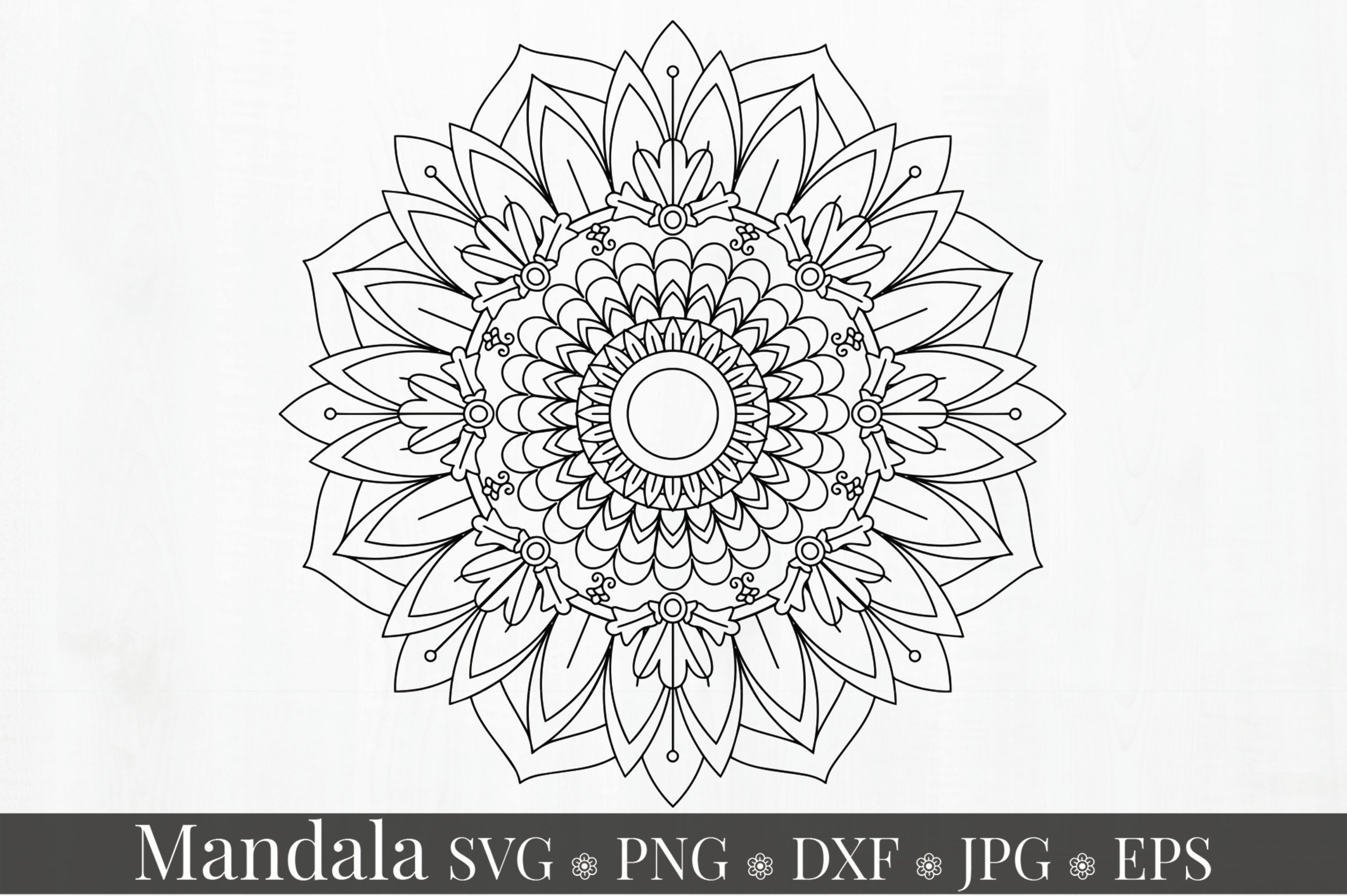 Mandala Art SVG Ornament (927275)