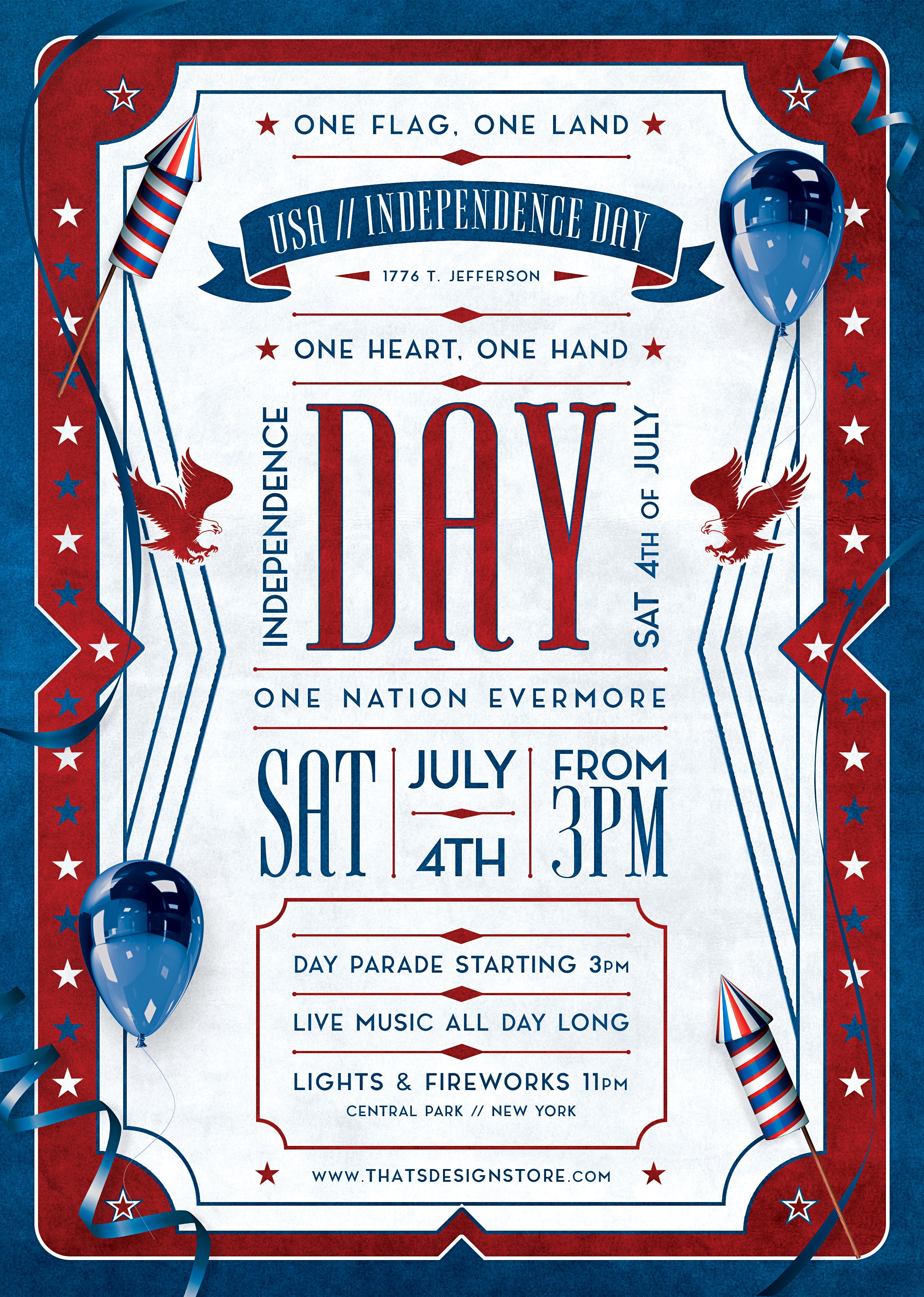 Independence Day Flyer Template V4