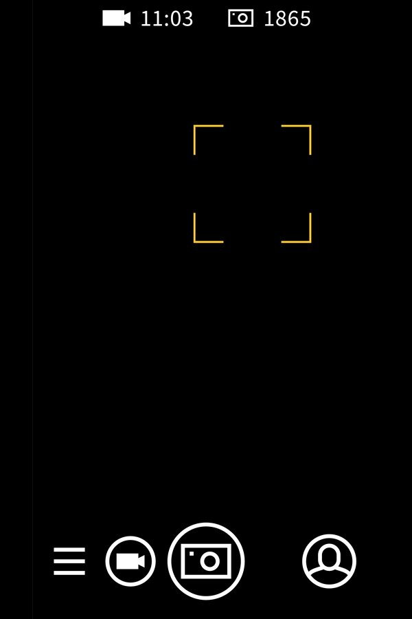 Mobile phone camera settings. Smartphone social media applic