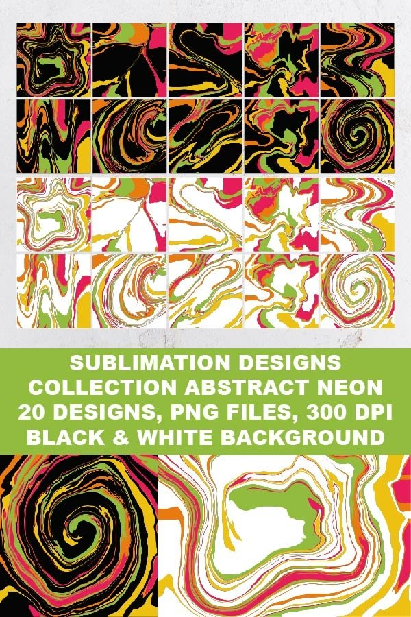 Sublimation Abstract Designs