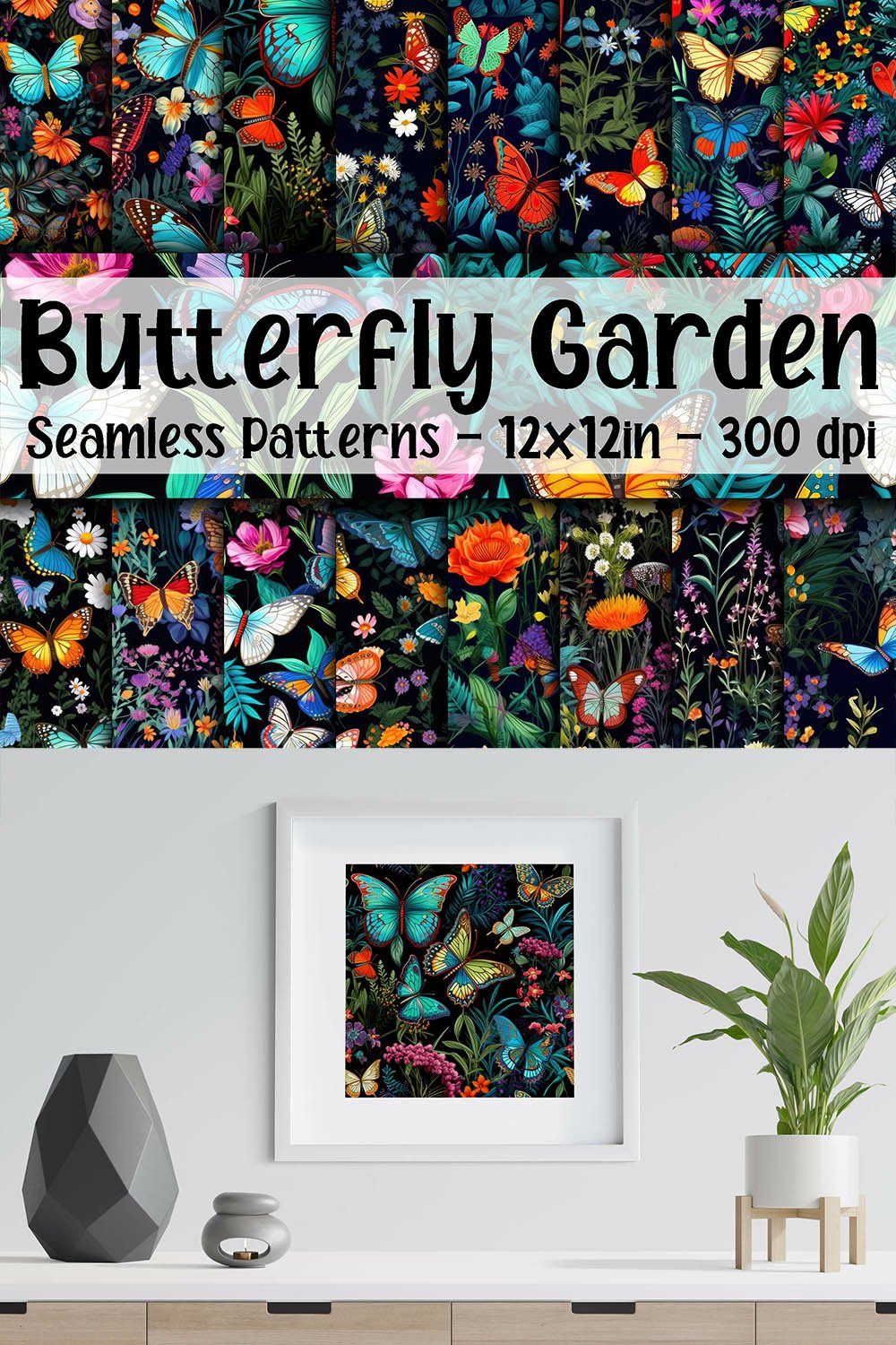 Seamless Cherry Blossoms Digital Paper