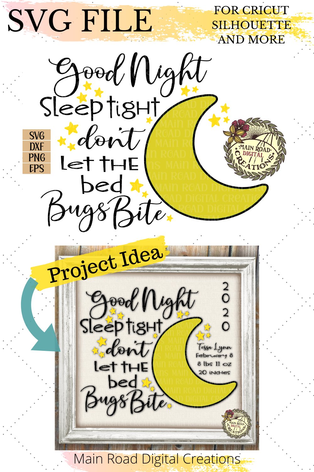 Good Night Sleep Tight SVG-don't let the Bed Bugs Bite (994523) | Cut ...