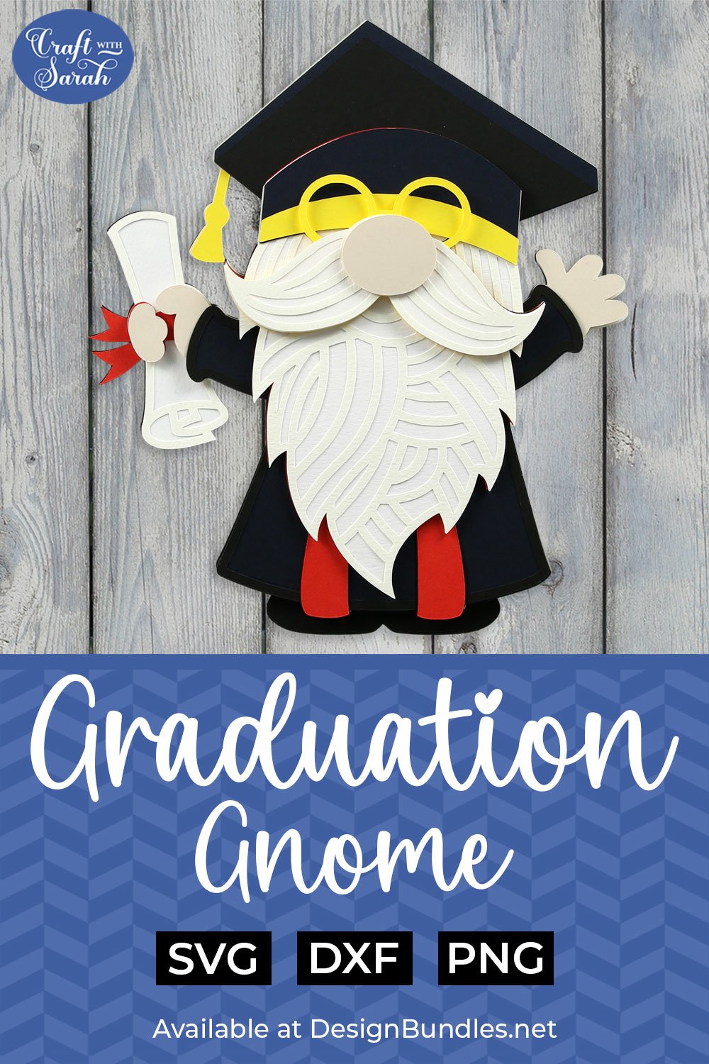Graduation SVG | 3D Graduation Gnome for (1922969)