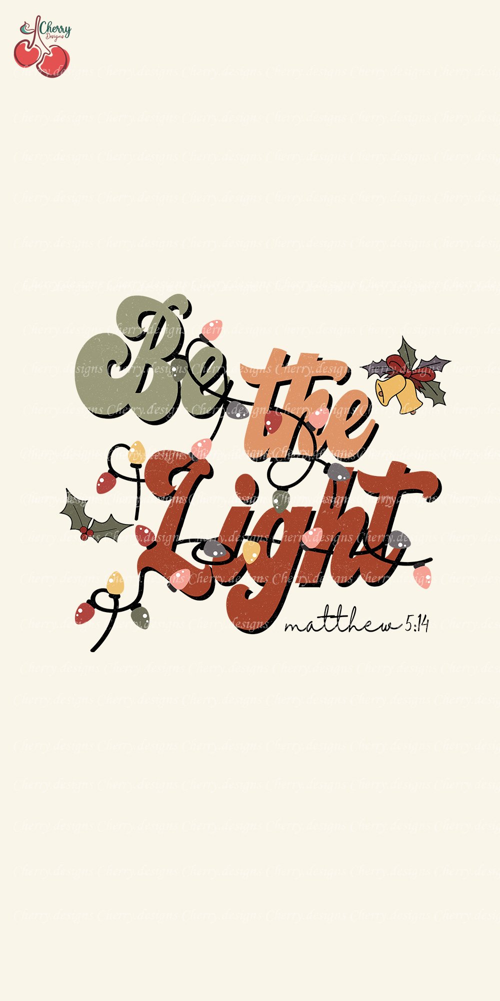 Be The Light PNG , Retro Christmas Png, Xmas Light PNG