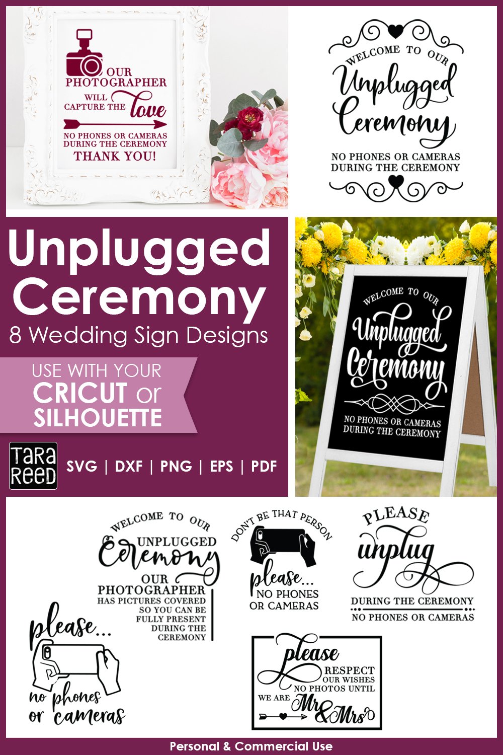 Unplugged Ceremony Quotes for Crafters | Wedding Signs