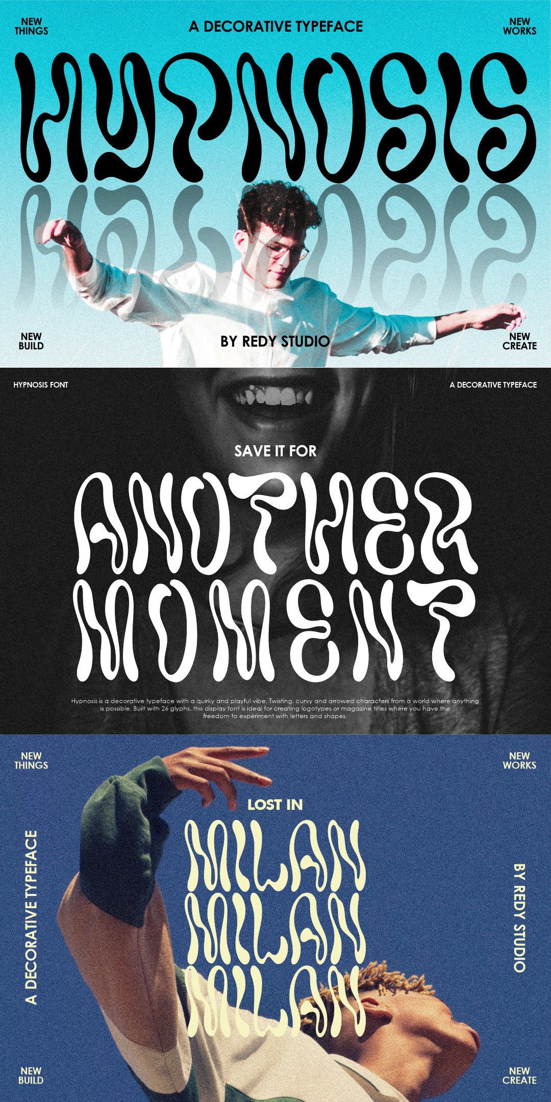 Hypnosis - A decorative typeface