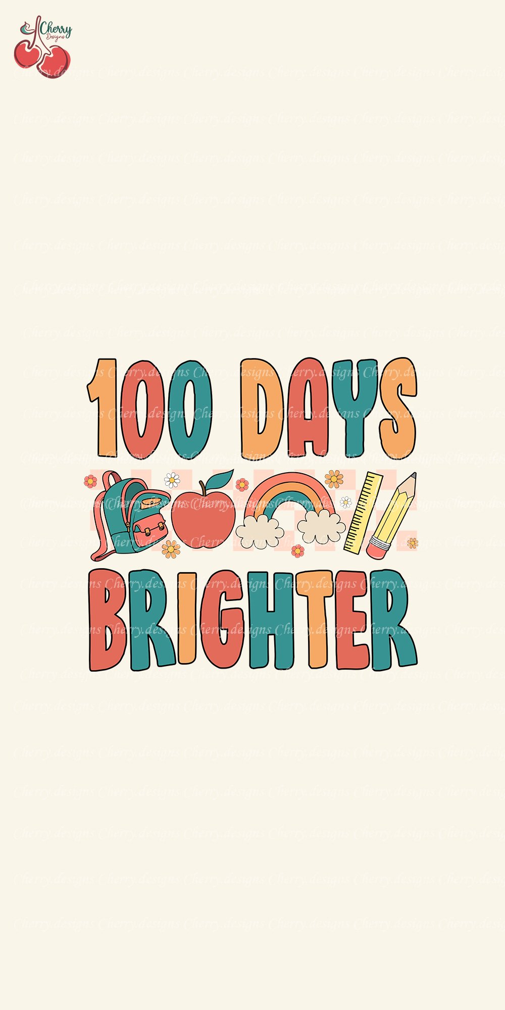 100 Days Brighter PNG, 100 Days Of School PNG, (2417578)