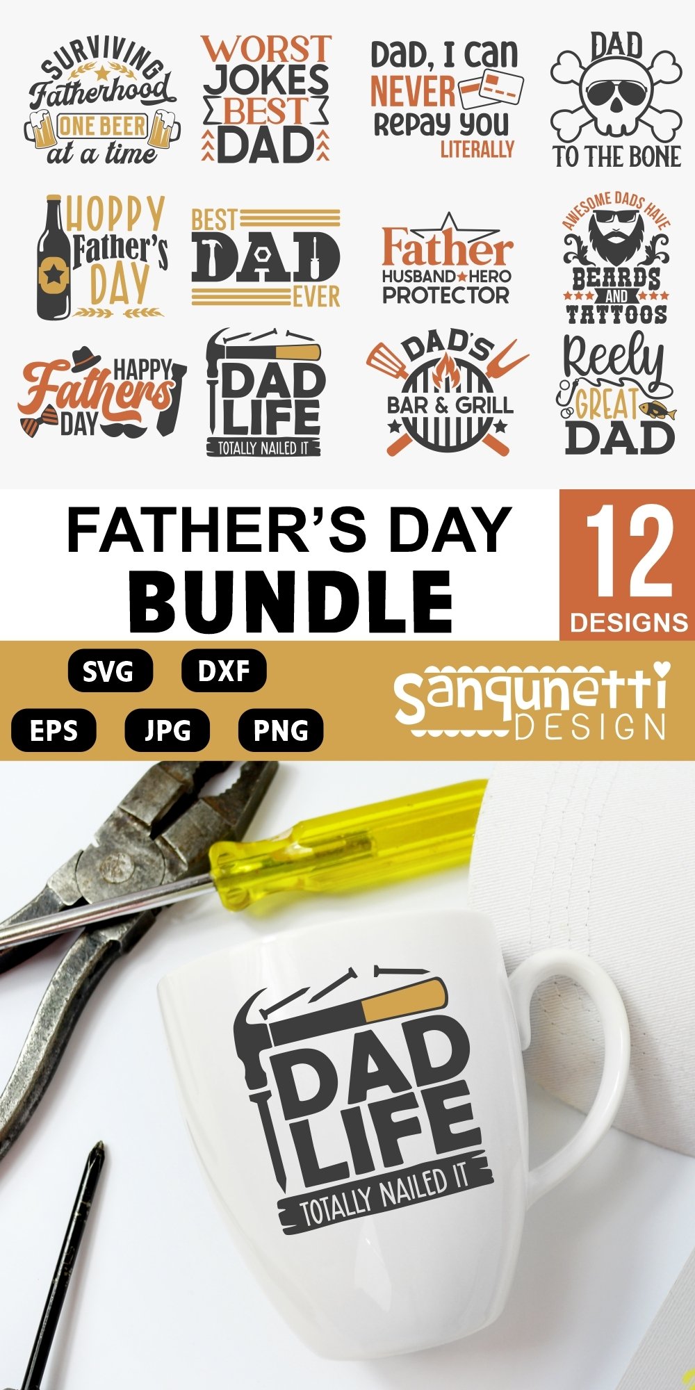 Father's Day SVG Bundle | Dad bundle