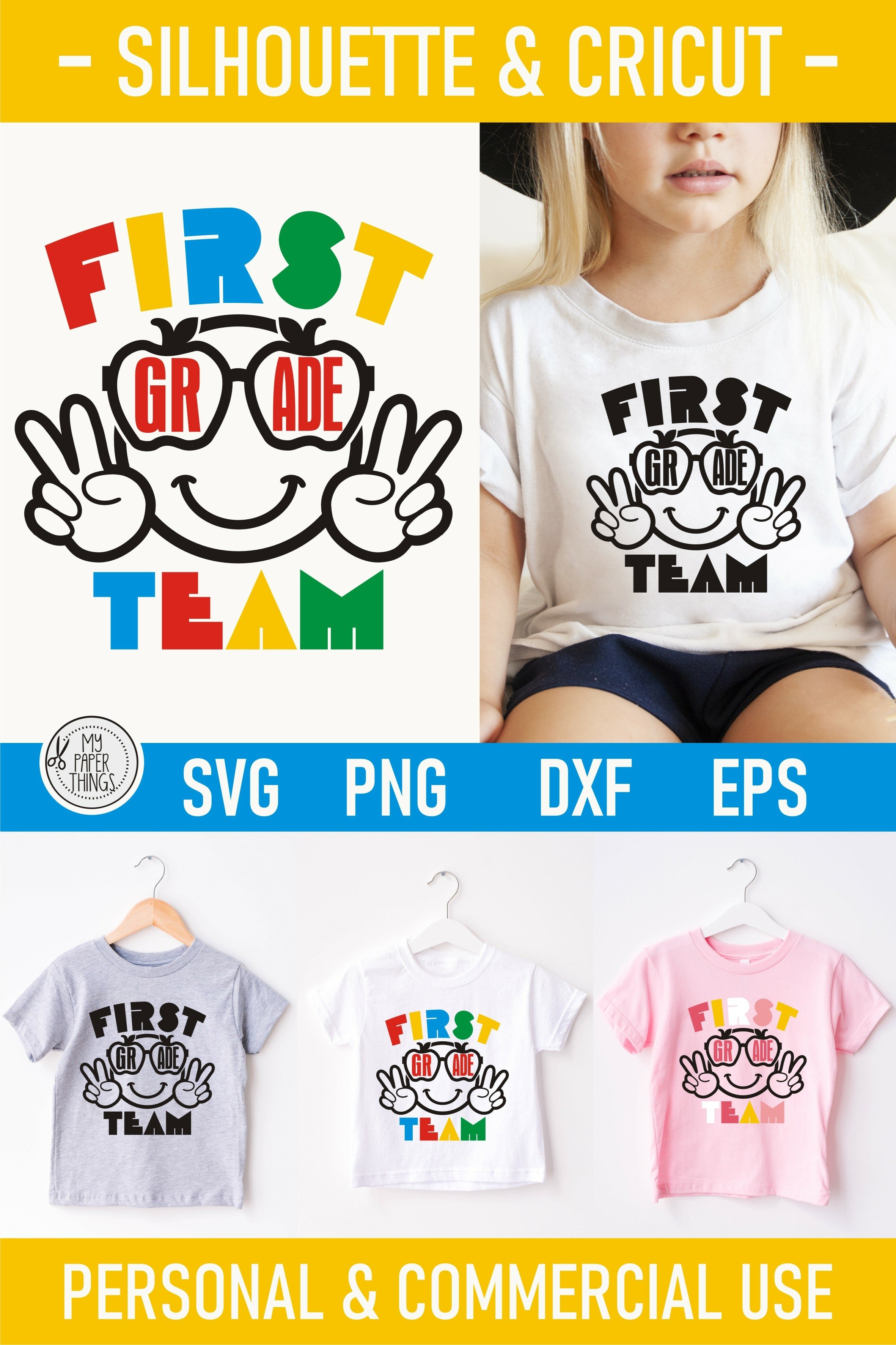 First Grade Team Svg