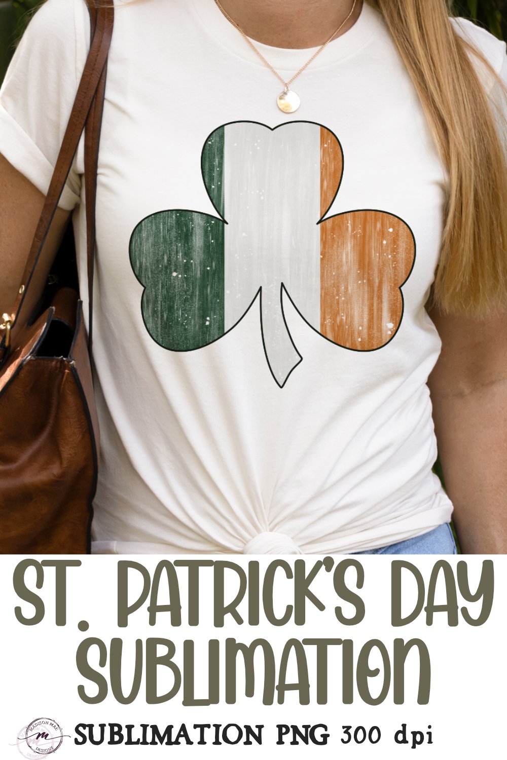 St Patrick’s Day Sublimation | Ireland Flag Shamrock