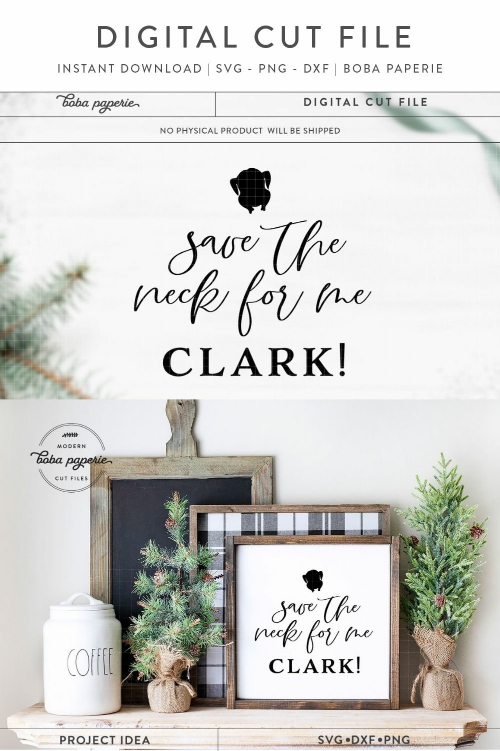 Save the Neck for Me svg | Funny Christmas Cut File