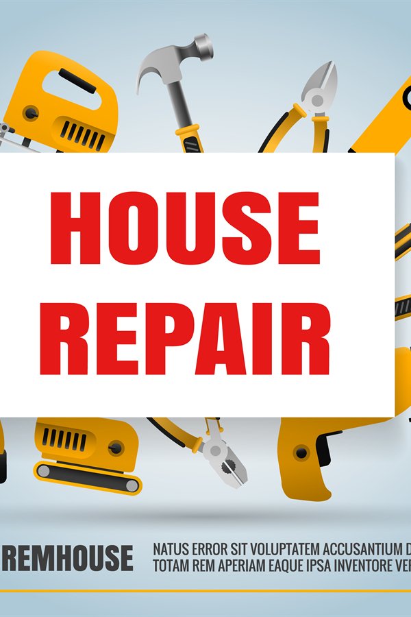 House repair tools poster