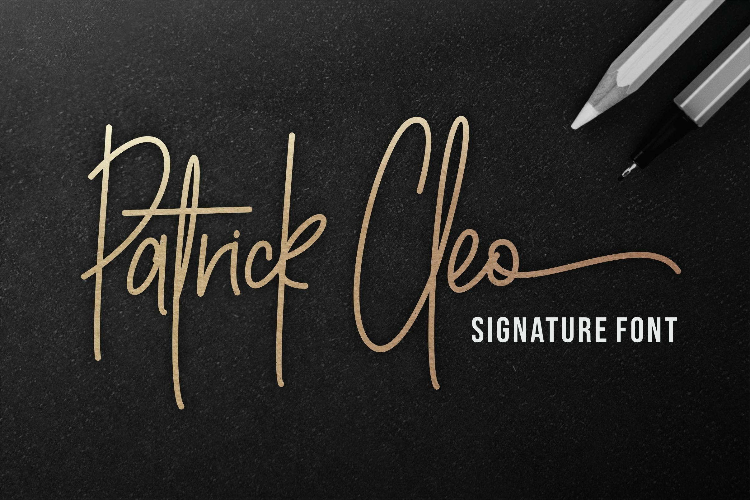 Patrick Cleo Signature Font (1600184)