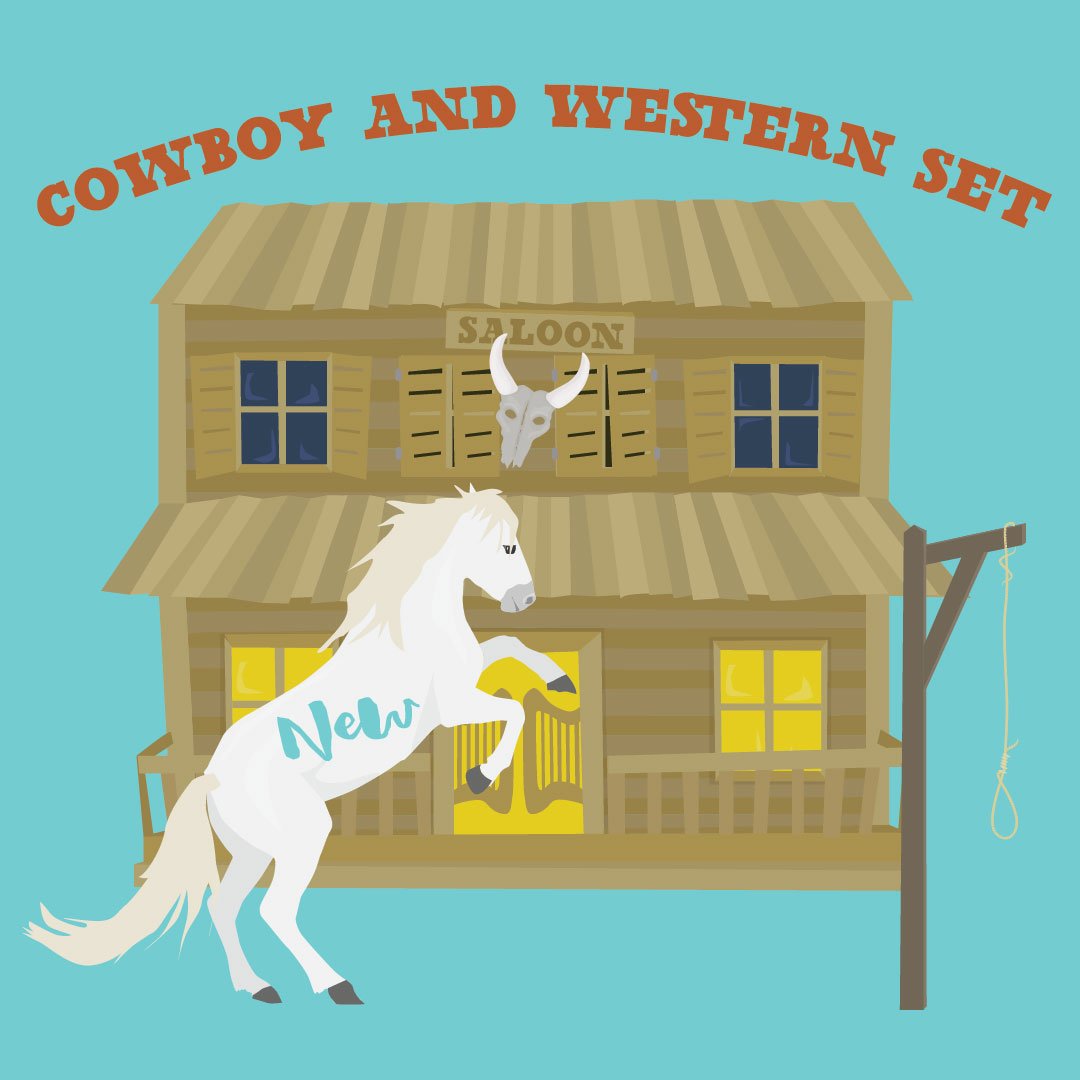Wild wild west - Cowboy and Western Set