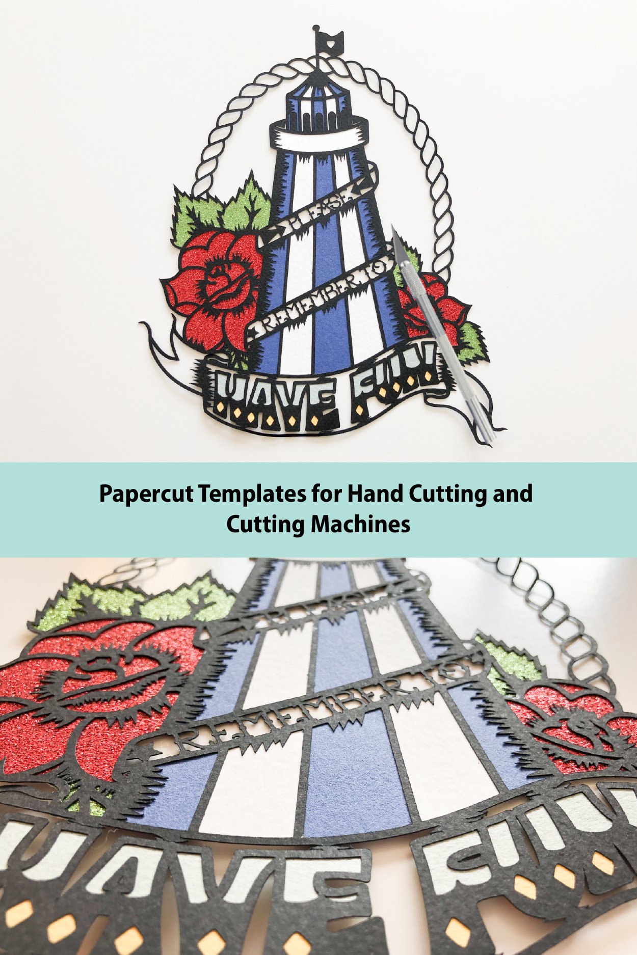 Fairground Slide SVG Paper Cut