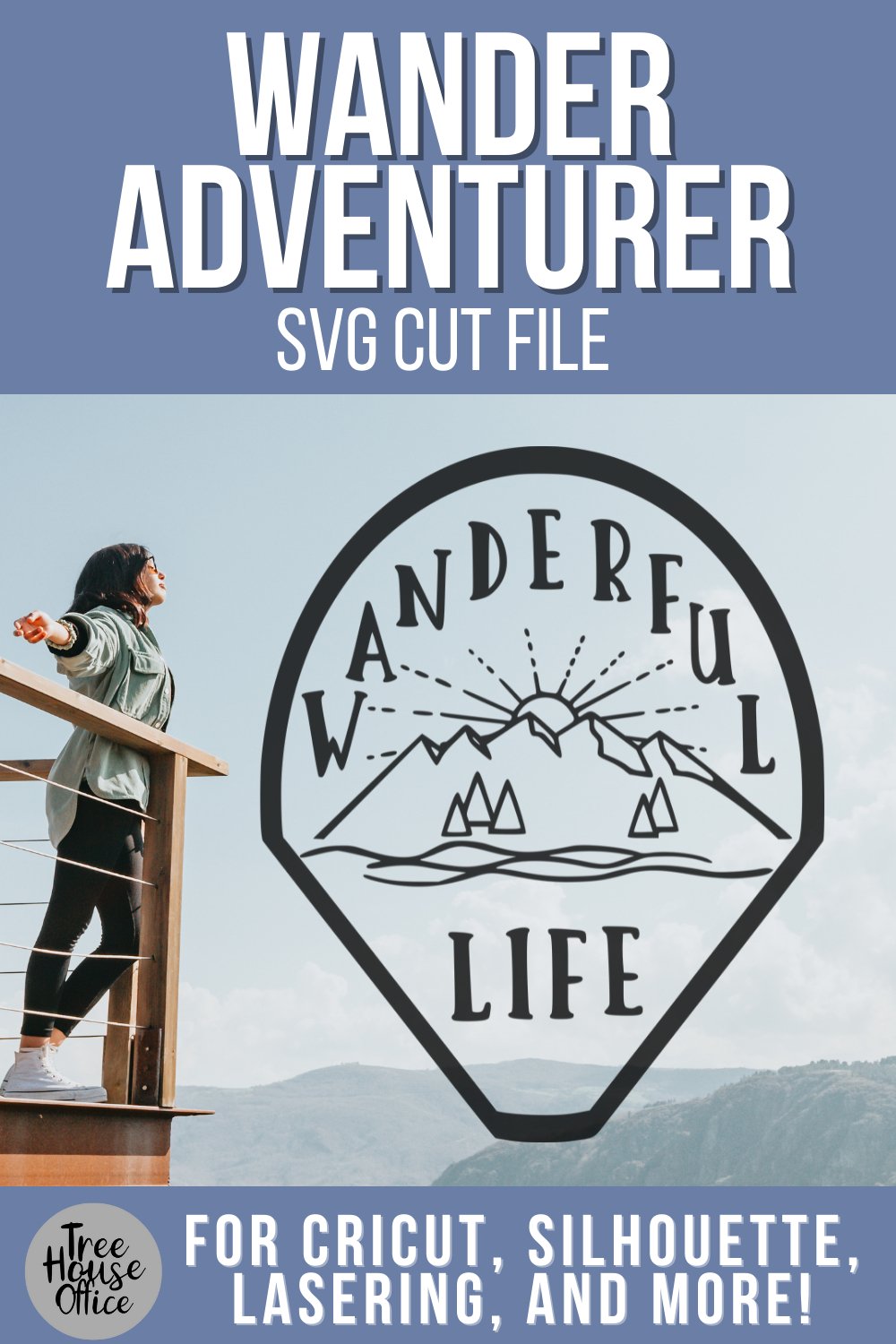 Wander SVG, Wanderful Life Quote Cut File, Wanderlust svg