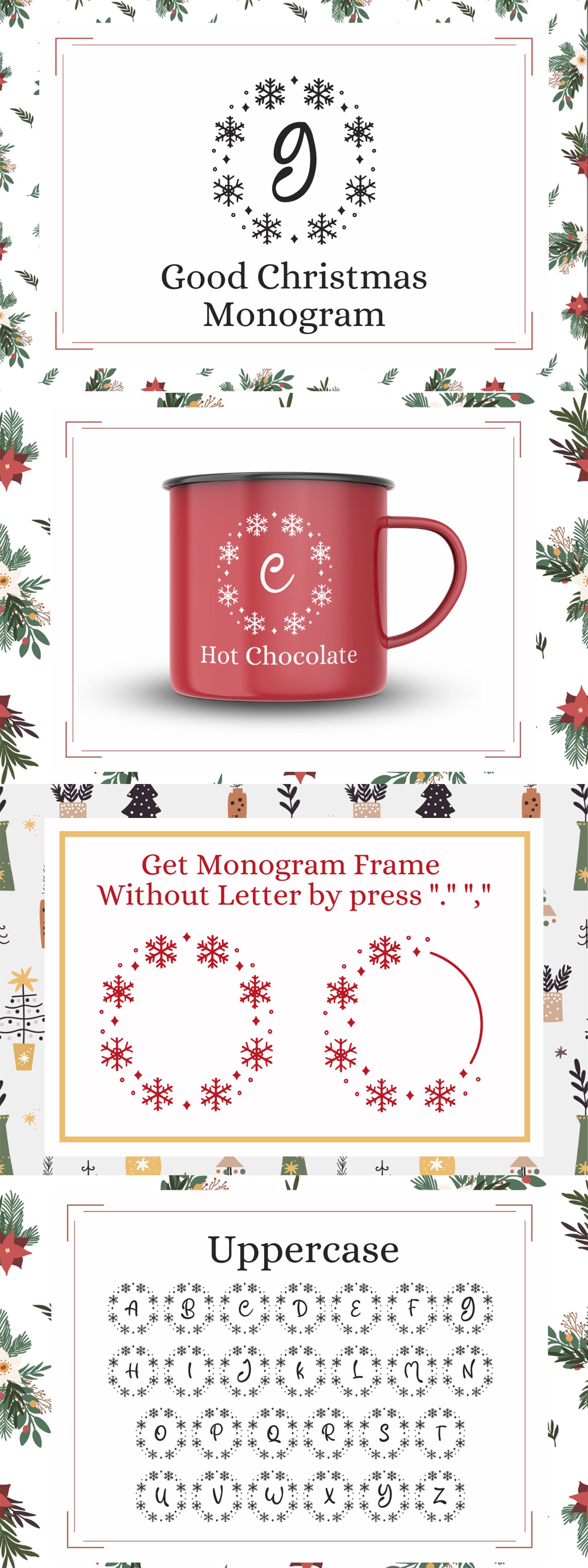 Good Christmas Monogram
