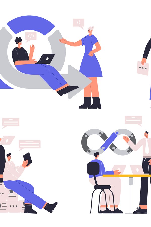 Agile Software Development Team Devops Kanban Board Scrum