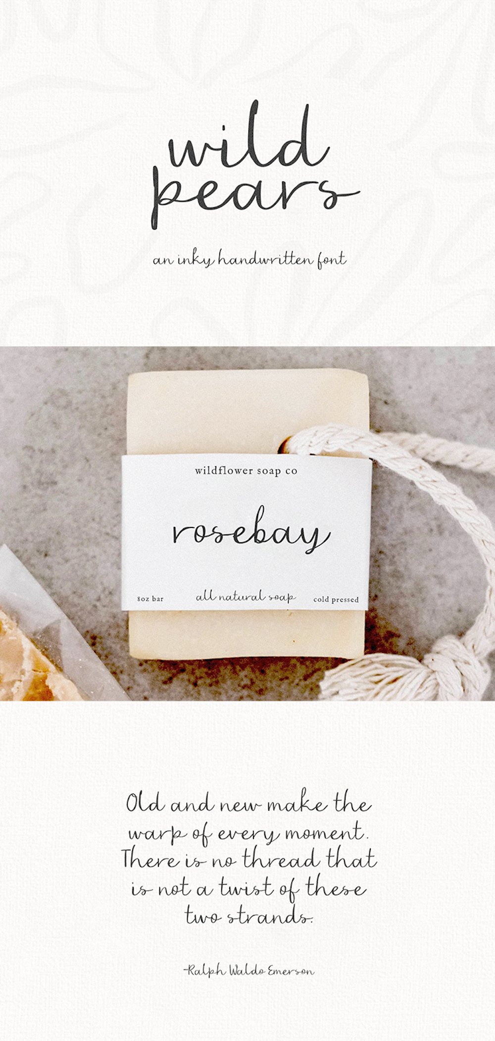 Wild Pears - Handwritten Script Font