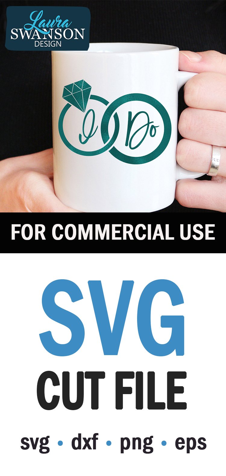 I Do Wedding Rings SVG | Wedding SVG