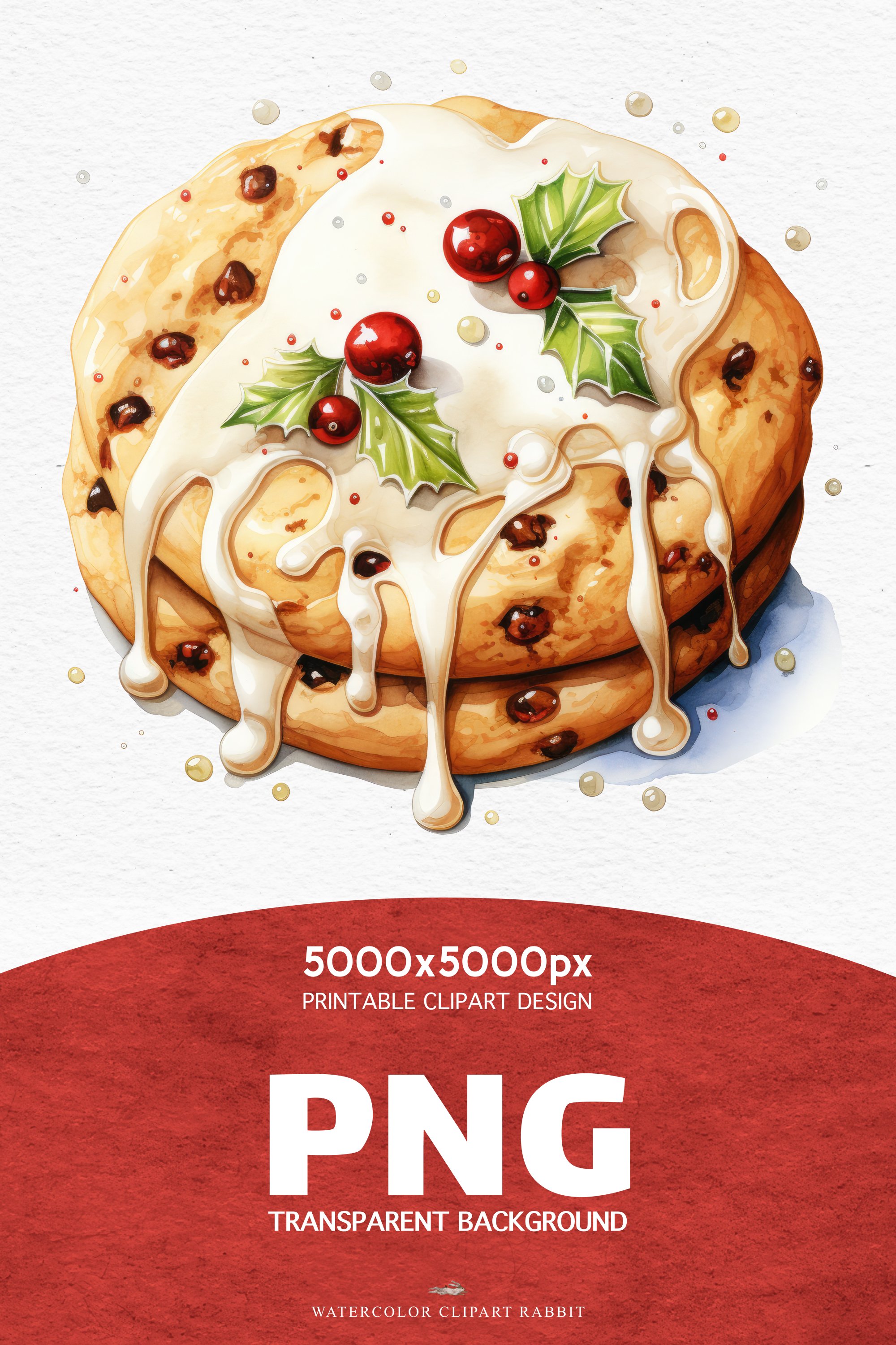 Christmas Chip Cookies Plate Clipart Winter PNG New Year