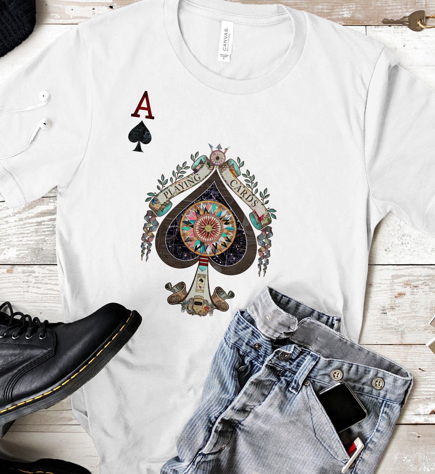 Ace Of Spades - Playing Card - Design Sublimation