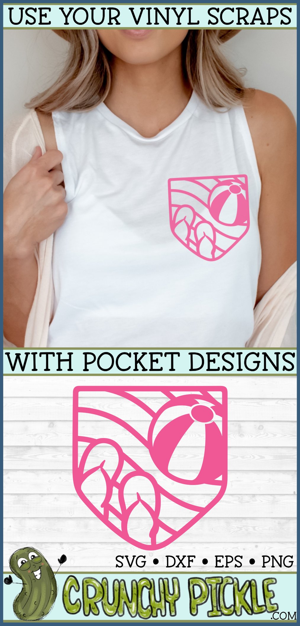 Summer Pocket SVG Design