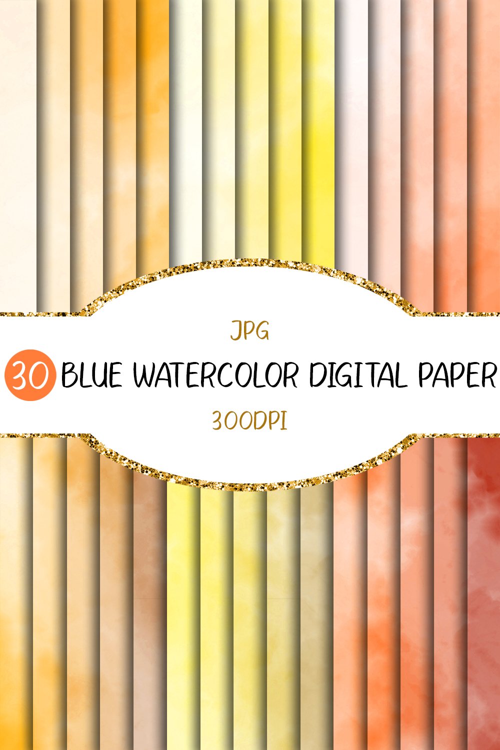 Autumn Watercolor Digital Paper | Background