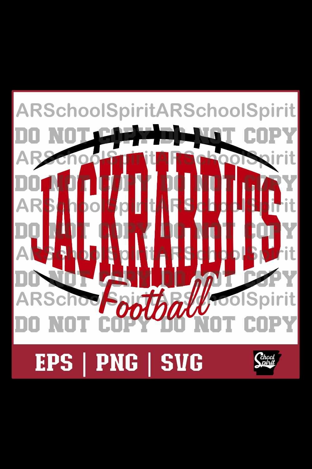 Jackrabbits Football SVG Shirt Design