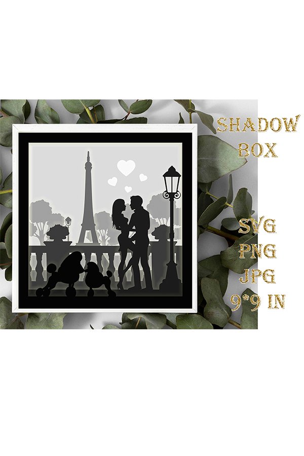 light Box SVG, Shadow Box, Valentine 1