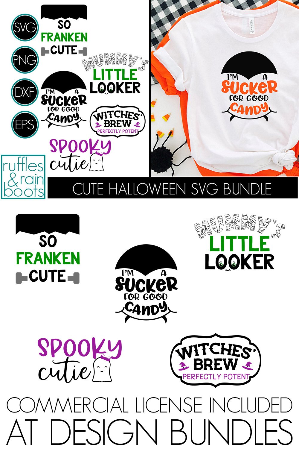 THE CUTE HALLOWEEN SVG BUNDLE - PERFECT FOR KIDS AND BABIES