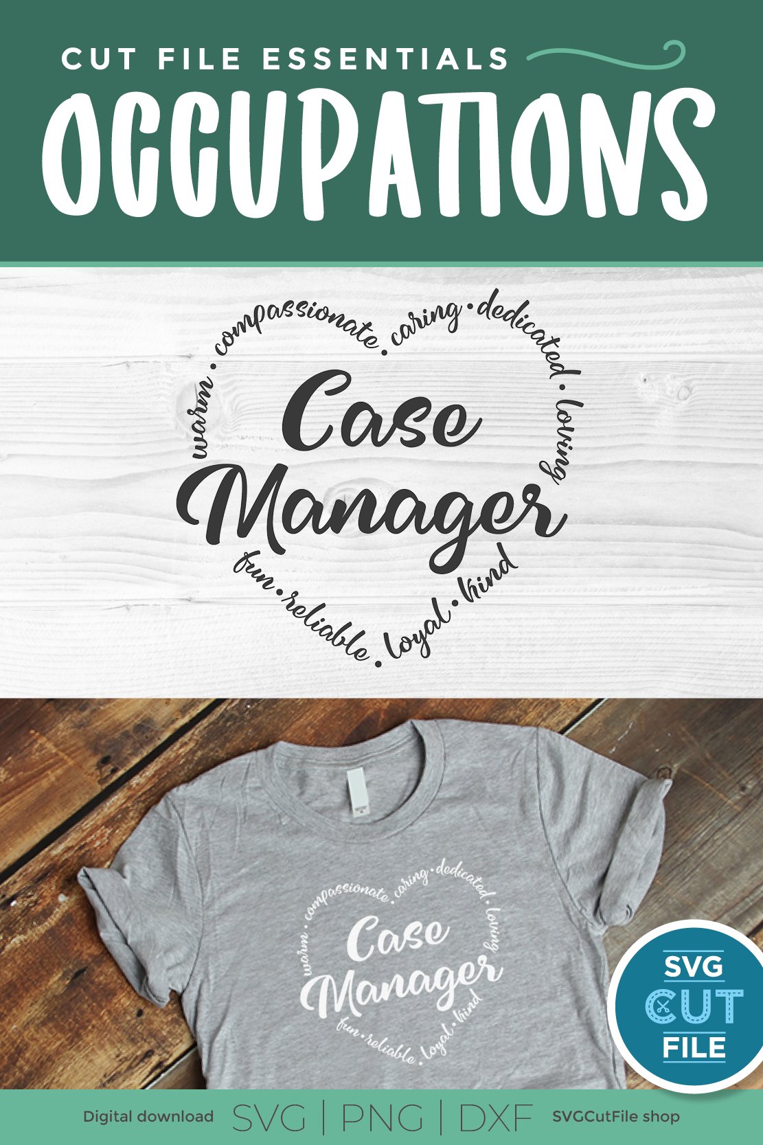 Case manager svg, a nurse or social work case manager svg