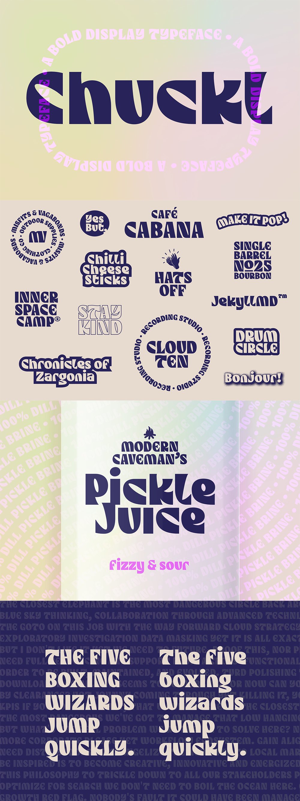 Chuckl | A Bold Display Typeface