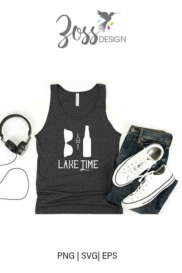 Lake Time Design svg beer bottle, sunglasses, Bobber,