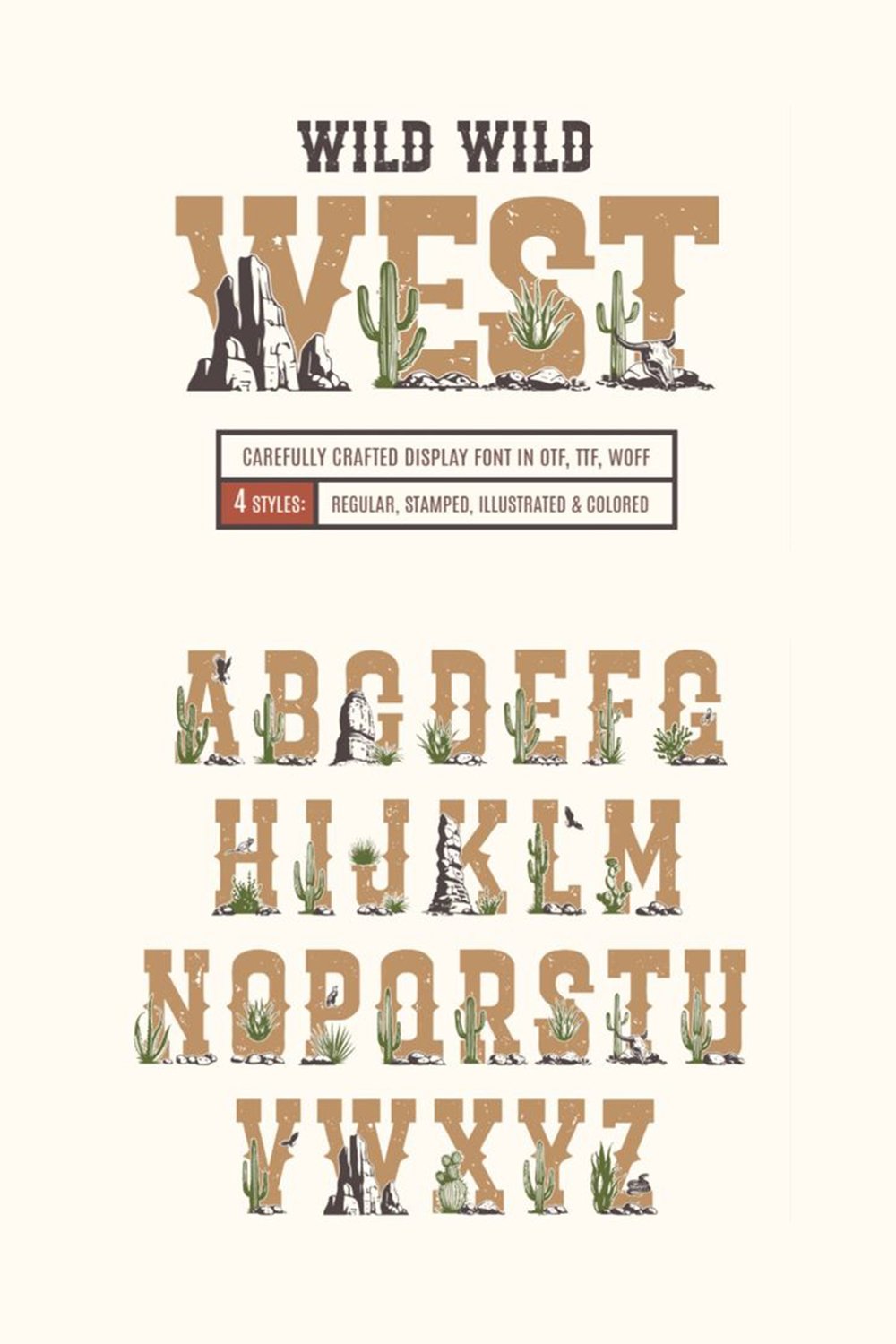 Wild Wild West - Color Font