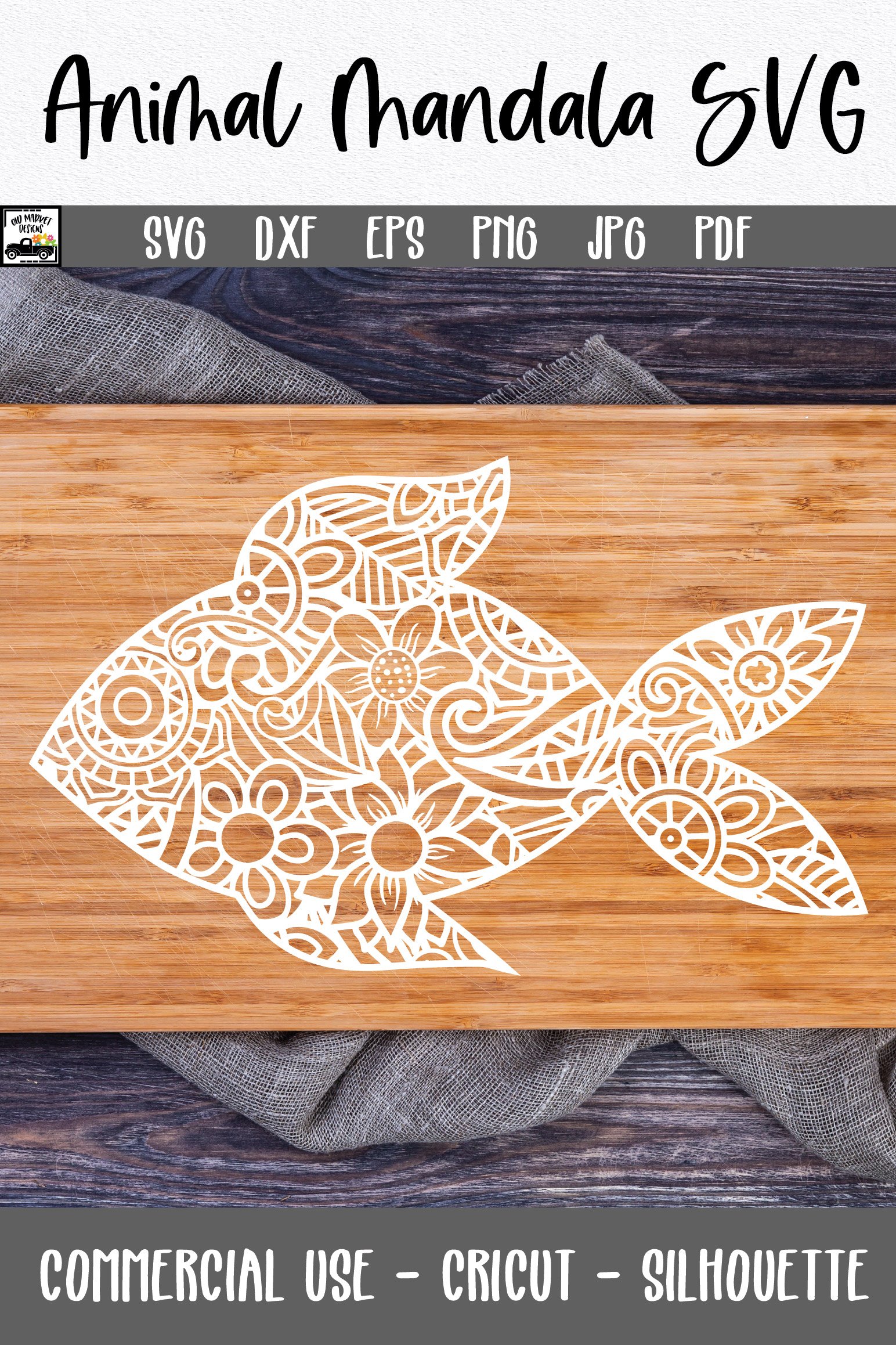 Fish Mandala SVG File