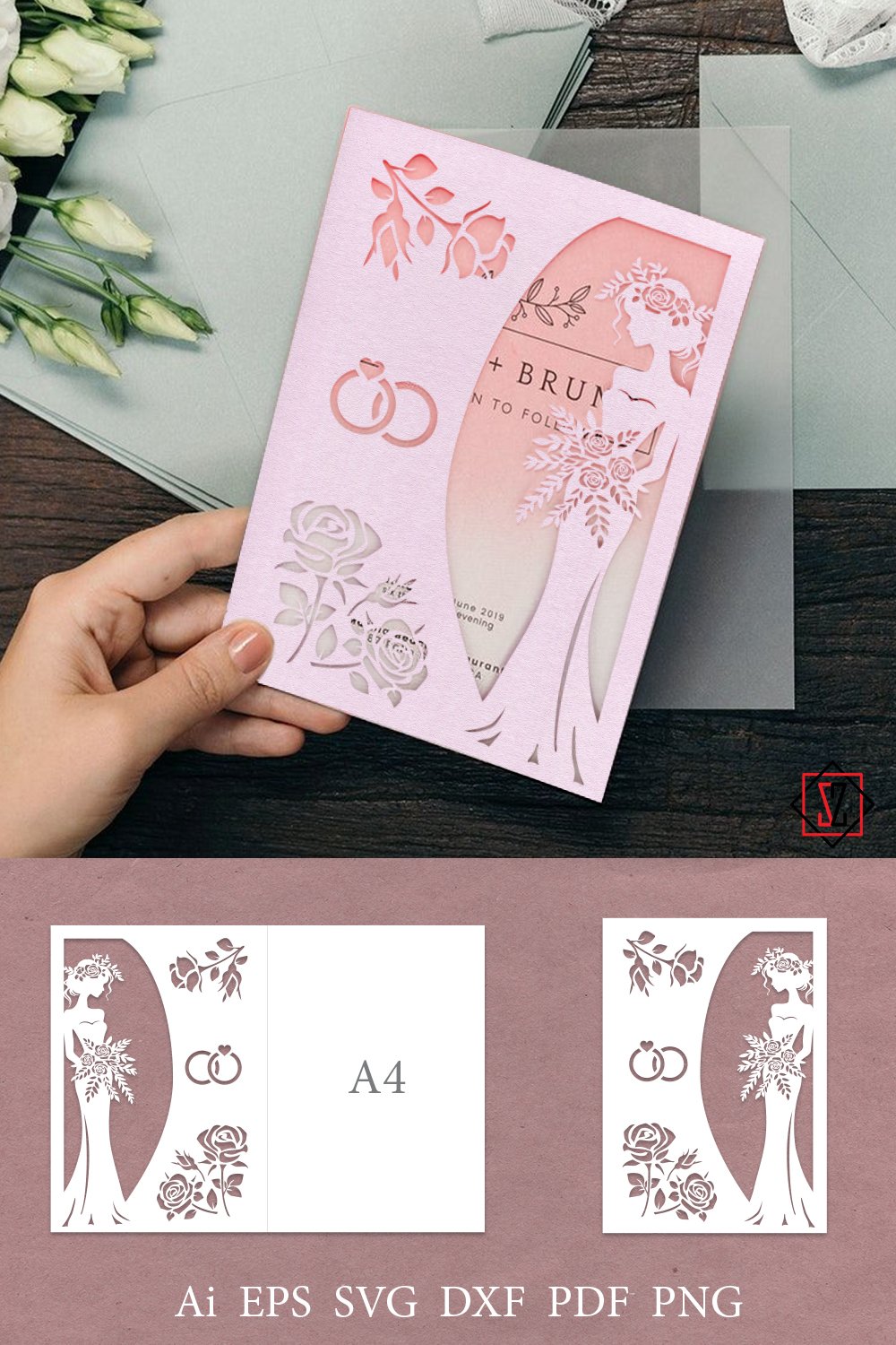 Wedding card template