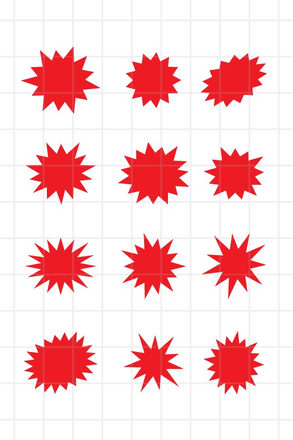 Comic splash, sale SVG shapes, explosion, burst, (942255)