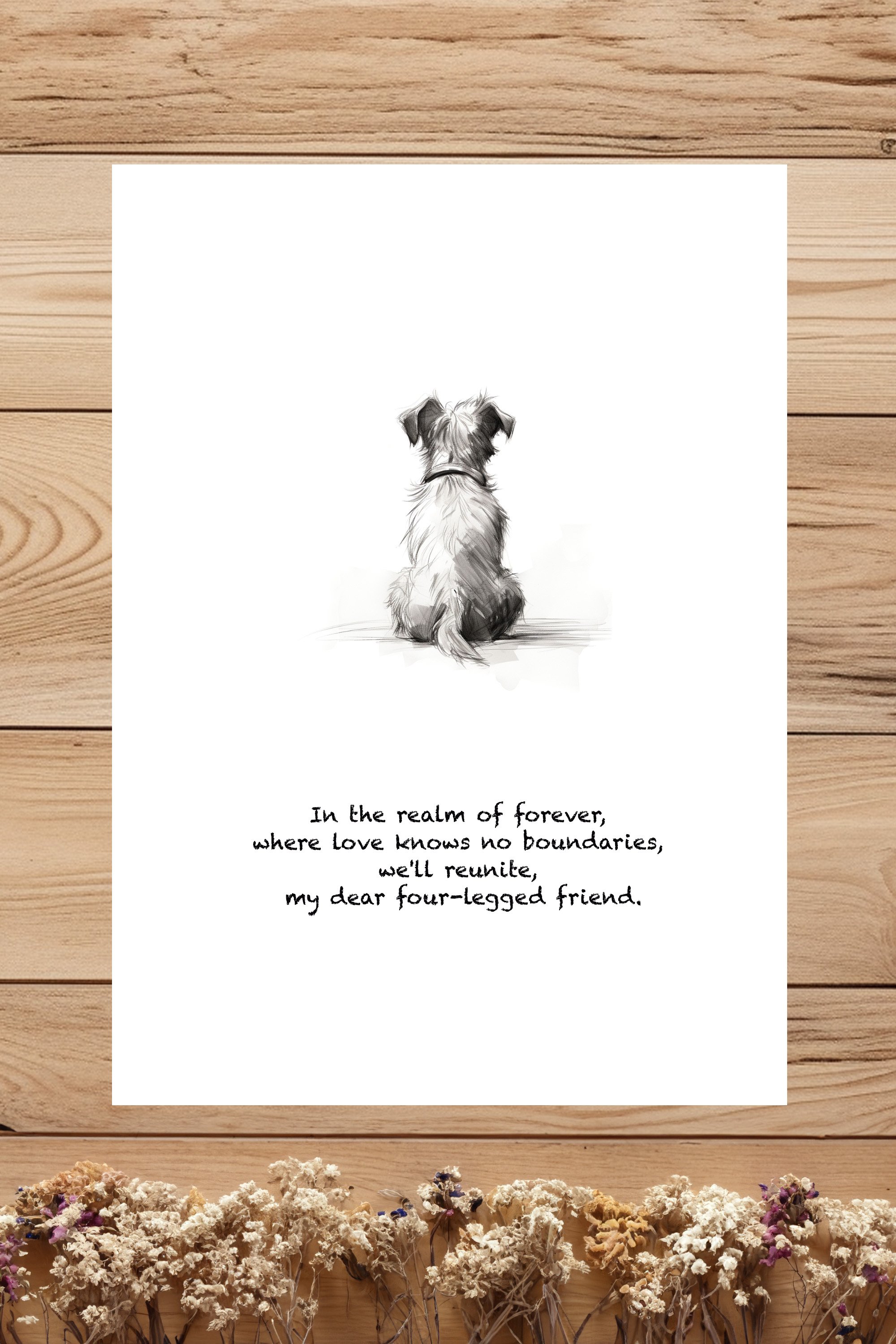Instant Dog Loss Condolence: Digital Pet Sympathy (2705745)