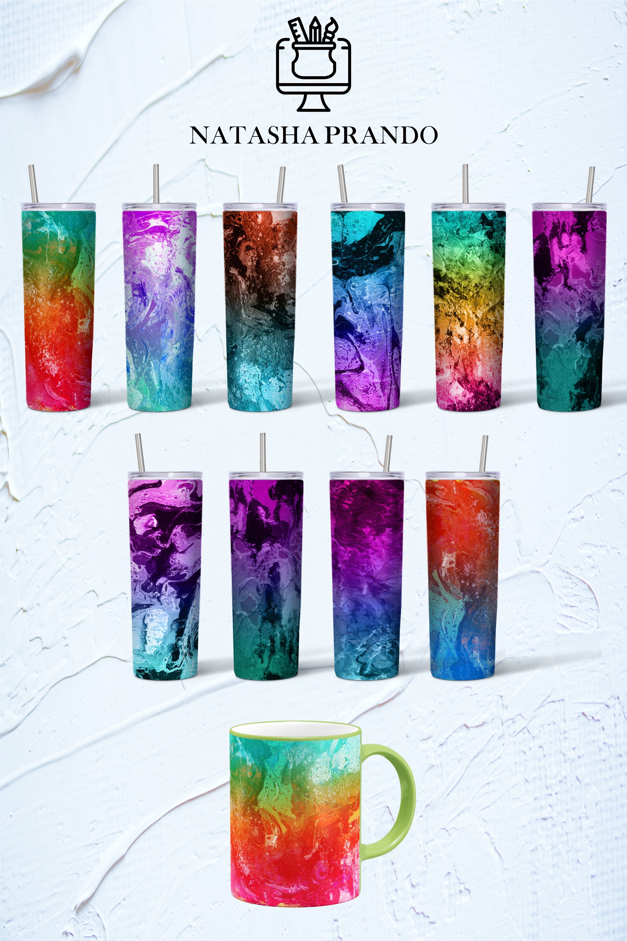 Tumbler Sublimation PNG designs, Textured Backgrounds